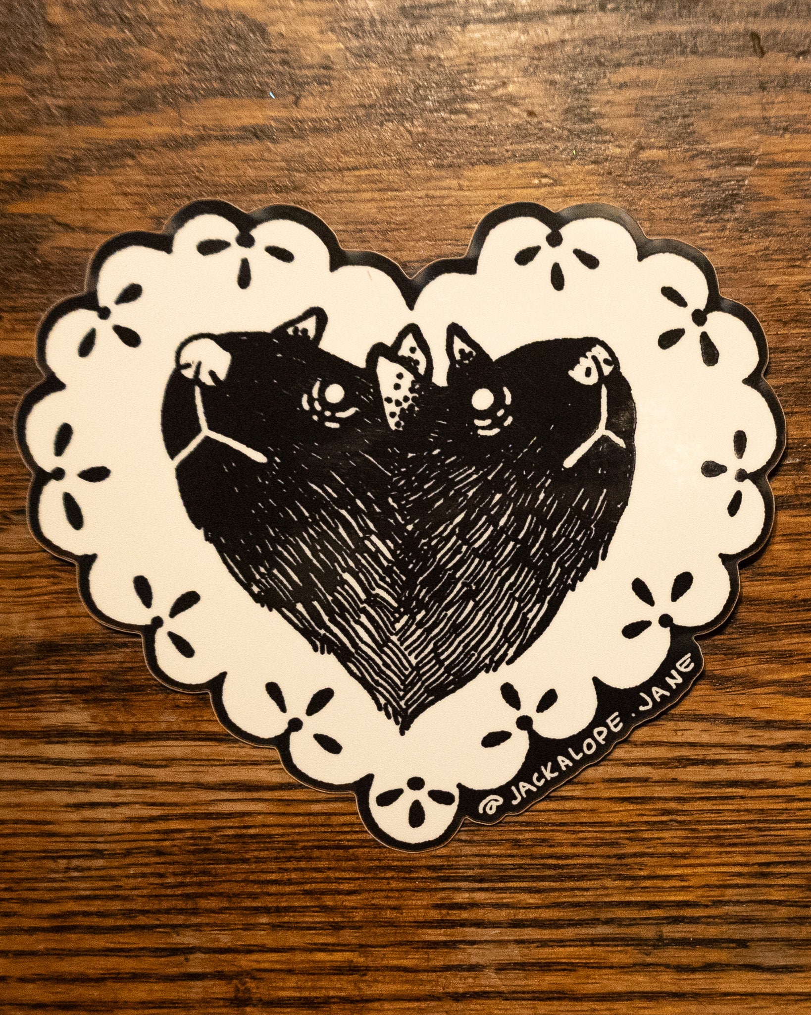 Heart Rats Sticker – Jackalope Jane Varieties